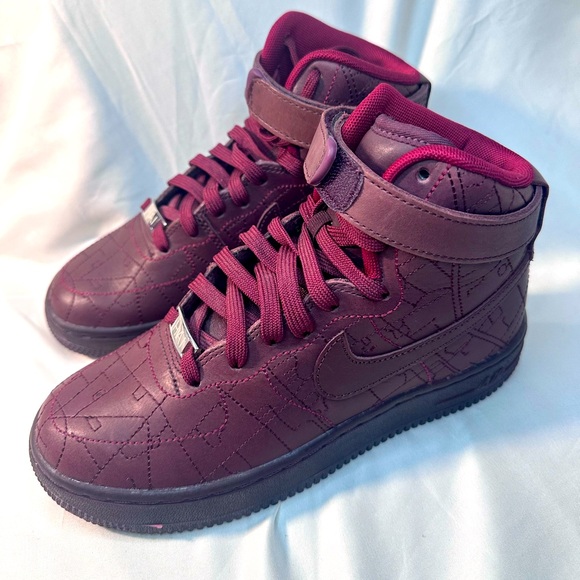 Nike | Shoes | Womens Nike Af Hi Shang Hai Edition Sz6 In Maroon | Poshmark